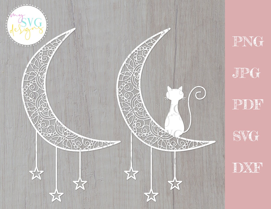 Moon Mandala Svg, Dream Catcher Svg, Moon Svg, Boho Svg, Mandala Svg ...