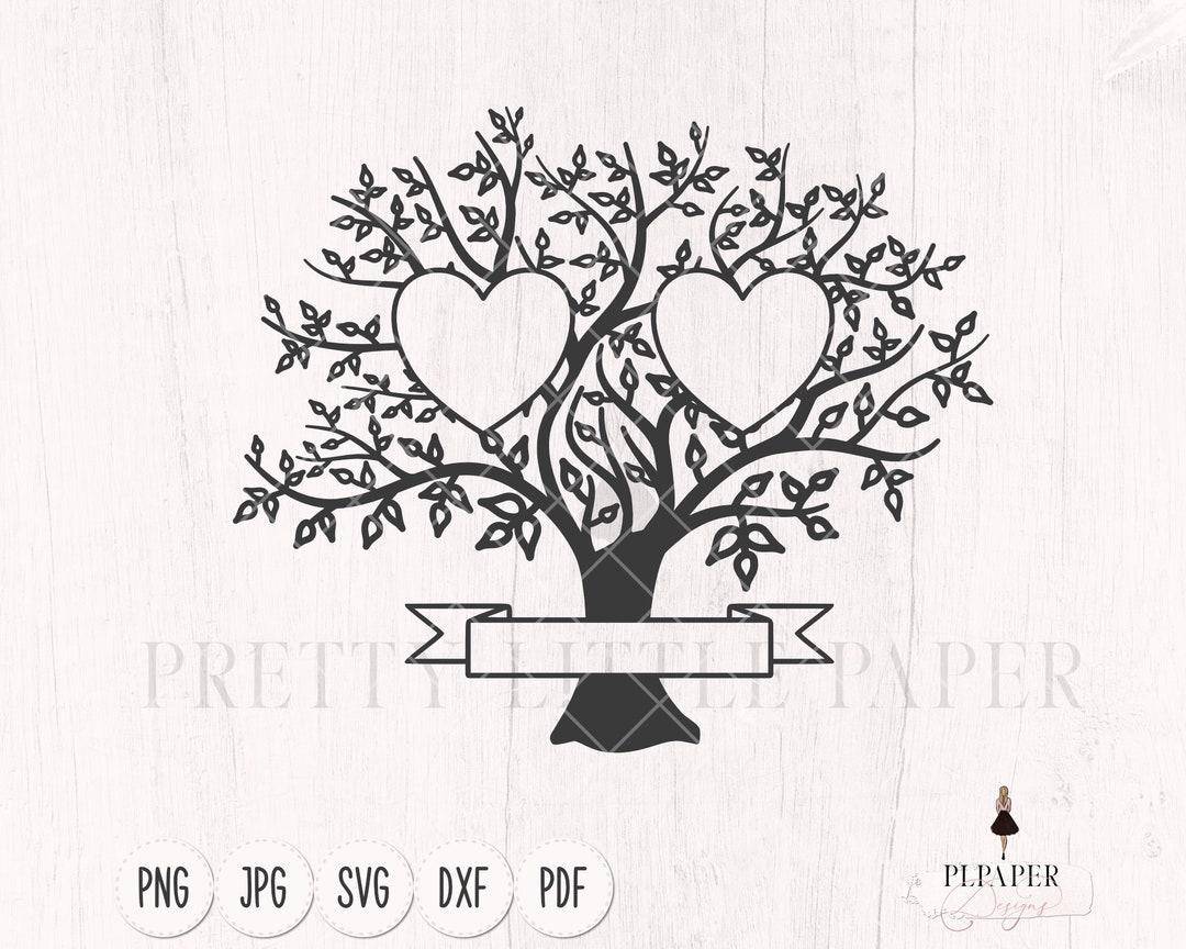 Family Tree Svg 2 Members, Family Reunion Svg, Custom Family Tree Svg 2 ...
