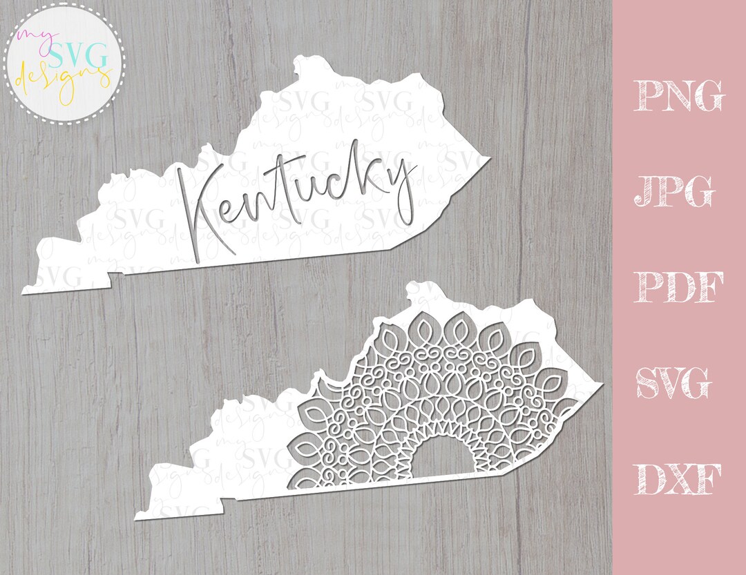 Kentucky Svg, Kentucky State Svg, Kentucky Cut File, Files for ...