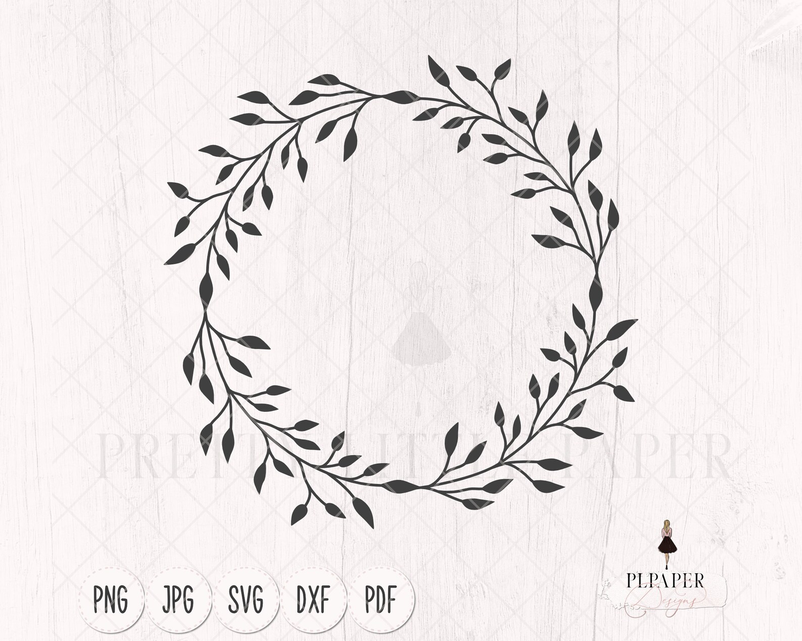 Bladeren krans svg, Blad frame svg, Laurierkrans svg, bloemen frame svg ...