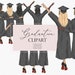 Graduation Clipart, Best Friends Clipart, Customizable Clipart ...