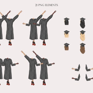 Graduation Clipart, Best Friends Clipart, Customizable Clipart ...