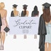 Graduation Clipart, Best Friends Clipart, Graduation Girl Clip Art ...