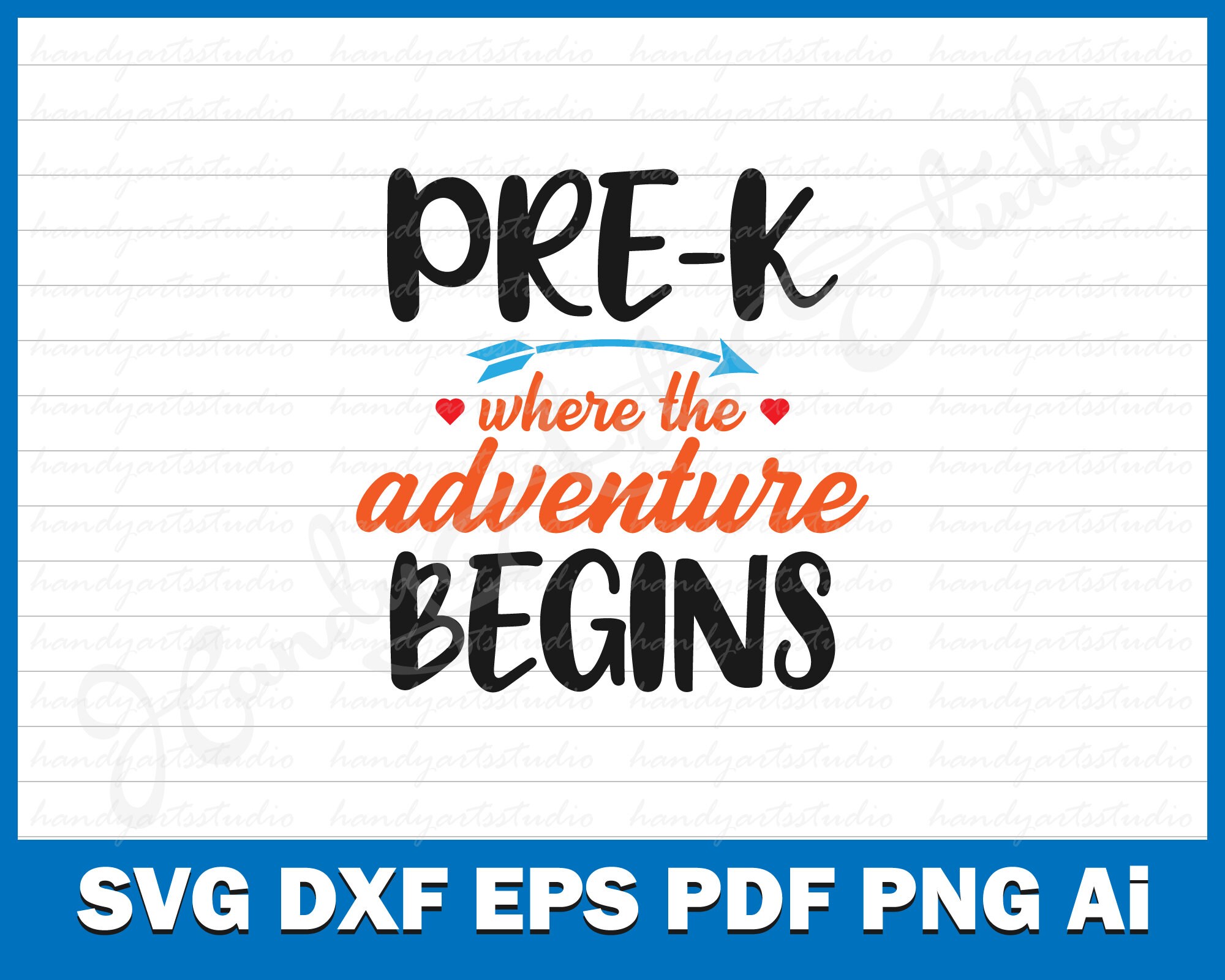 Pre-k Where the Adventure Begins Svg Cut File for Cricut and - Etsy
