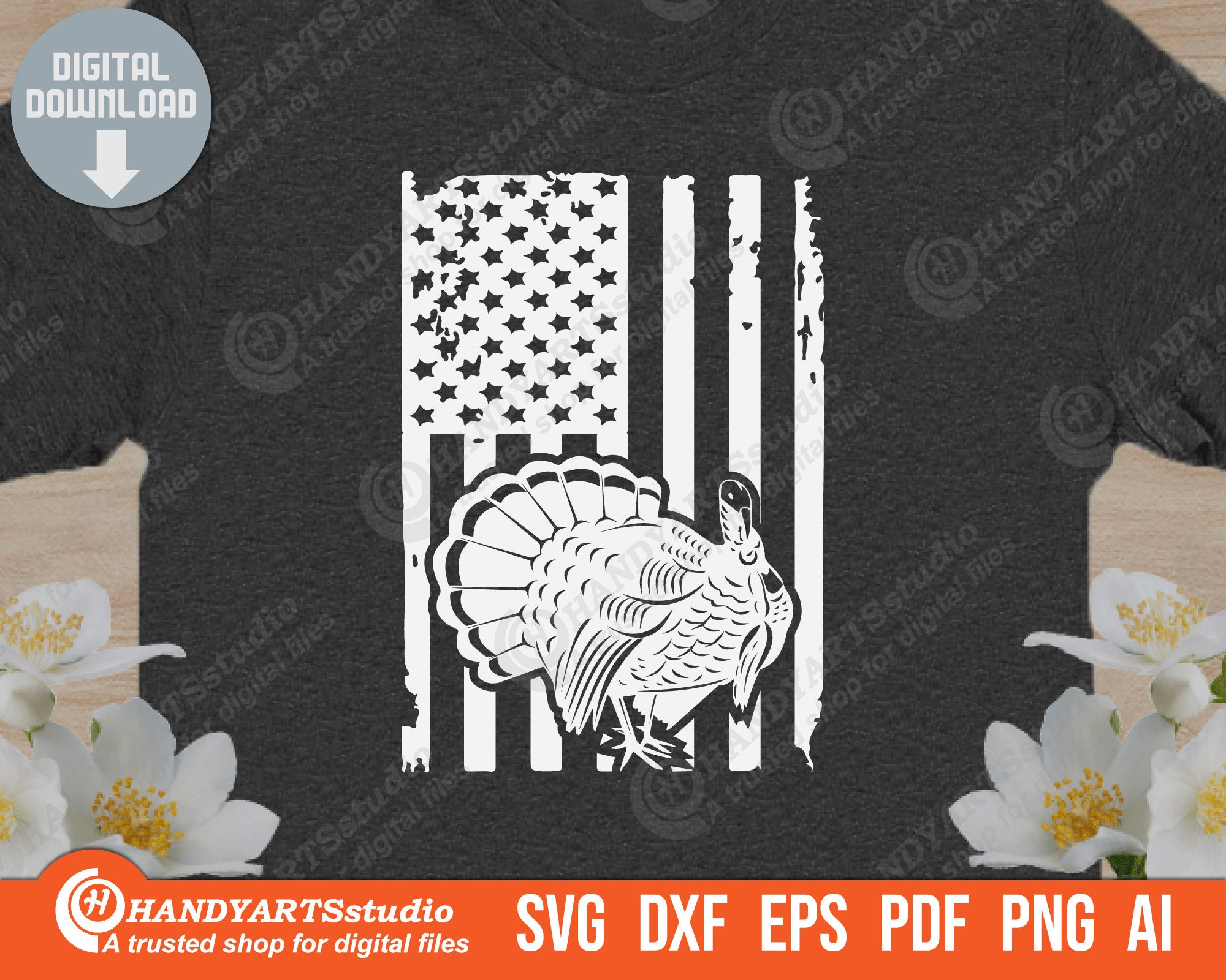 Turkey Hunting Svg Cutting File for Cricut and Silhouette - Etsy