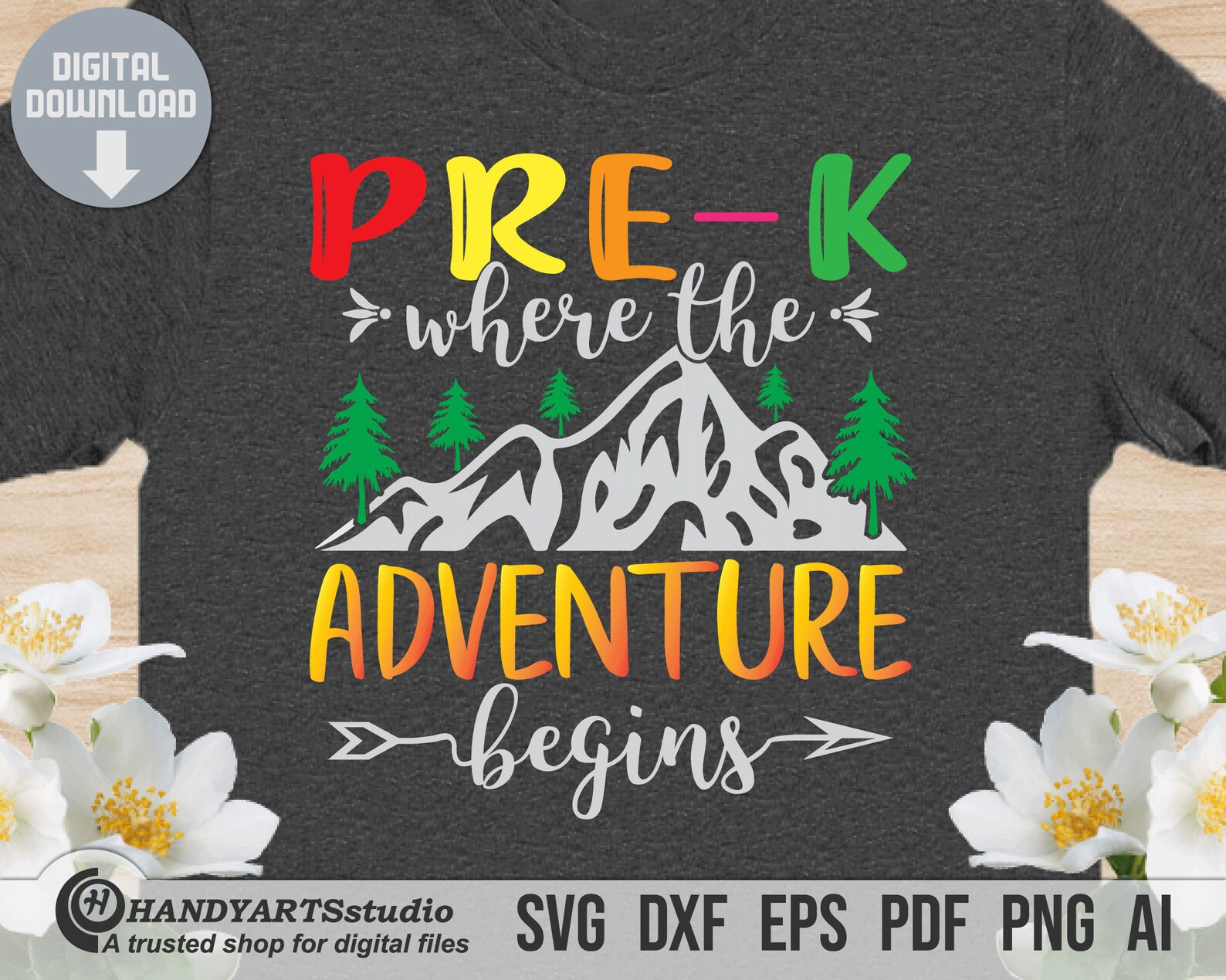 Pre-k Where the Adventure Begins Svg Cut File for Cricut and - Etsy