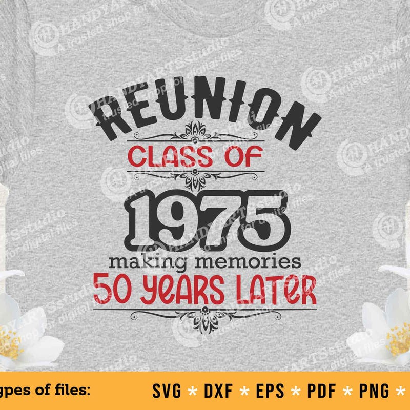 50th Class Reunion - Etsy