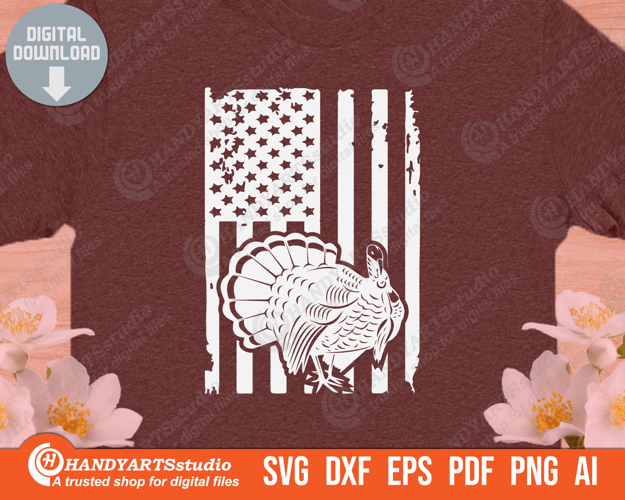 Turkey Hunting Svg Cutting File for Cricut and Silhouette - Etsy