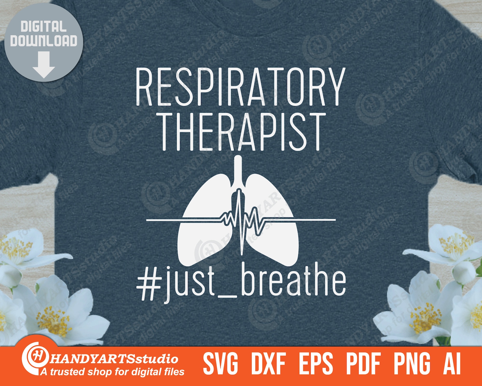Respiratory Therapist Svg Cut File Breathing Expert Svg Lung - Etsy