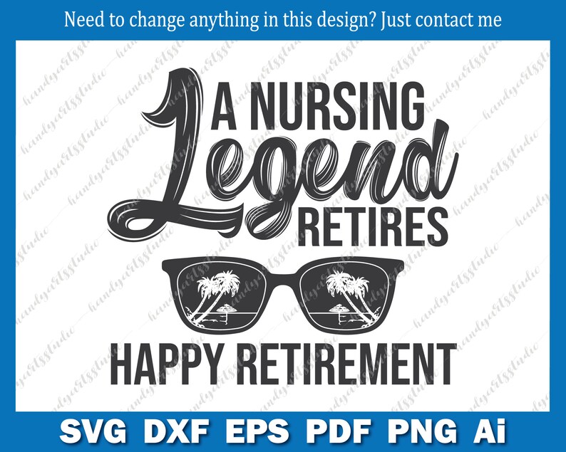 Retired Nurse SVG A Nursing Legend Retires Svg File Senior - Etsy