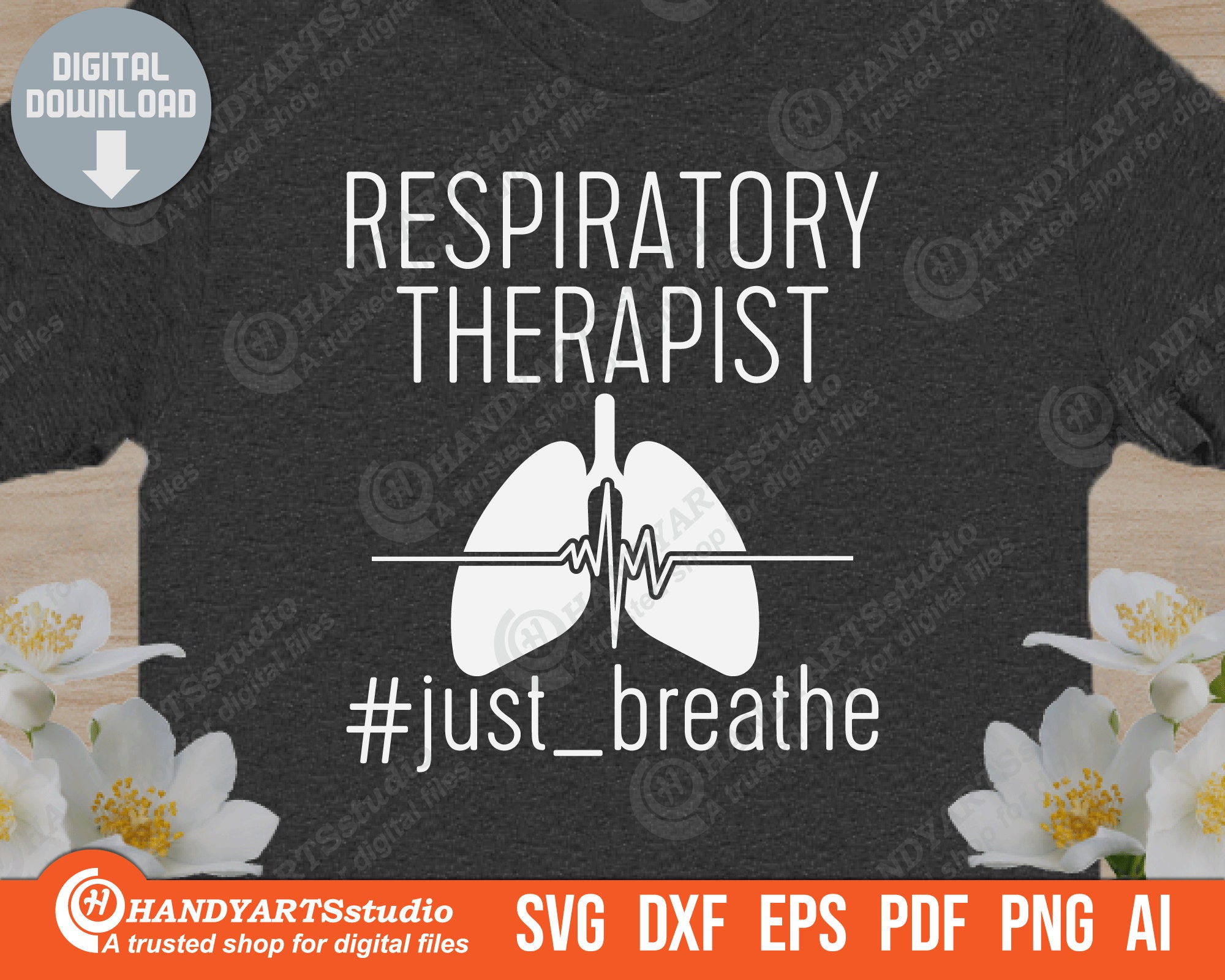 Respiratory Therapist Svg Cut File Breathing Expert Svg Lung - Etsy UK