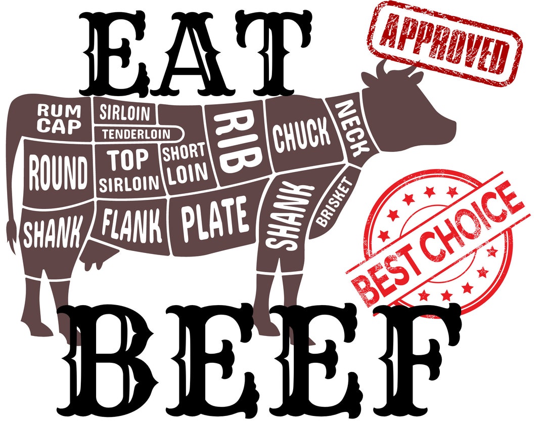 Eat Beef Sublimation - Etsy