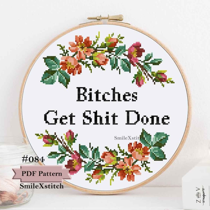 Rude Cross Stitch - Etsy UK