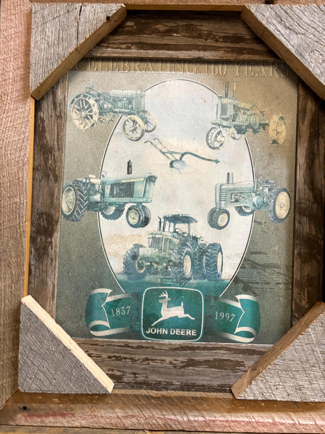 Rustic JOHN DEERE, 160 Years of Service, Sign - Etsy