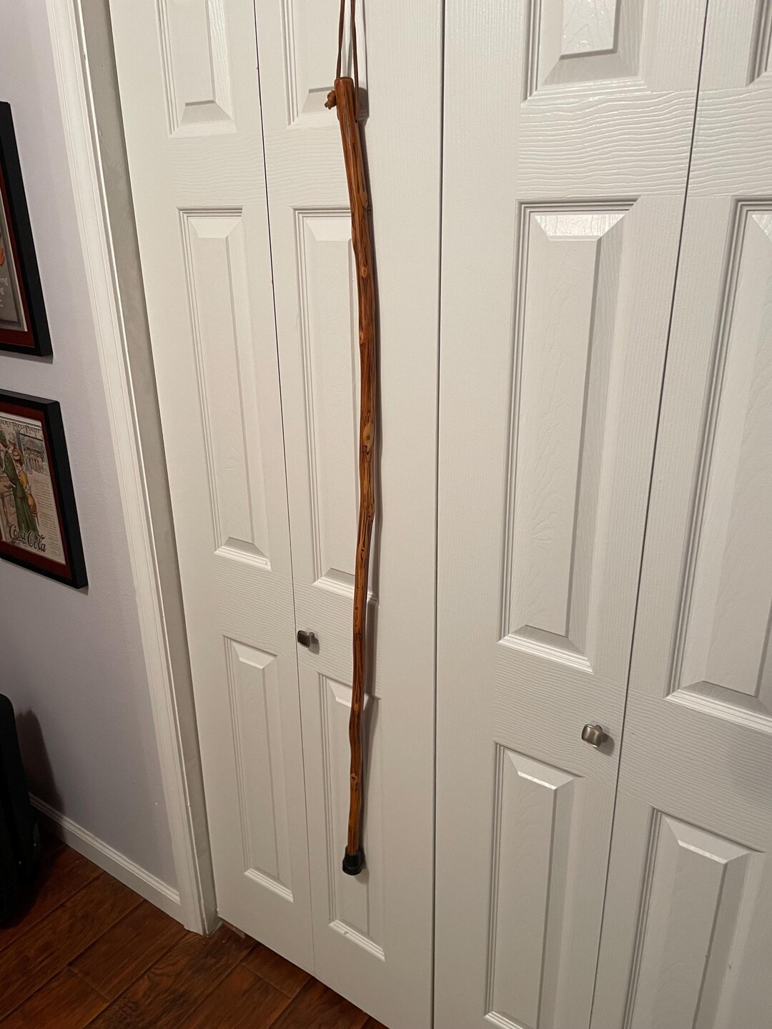 HICKORY WALKING STICK - Etsy