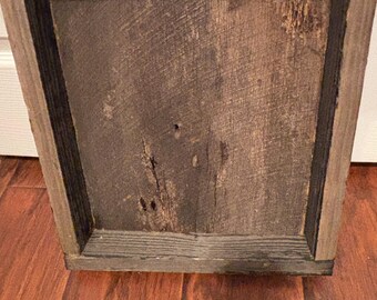 Rustic Wood Shadow Box - Etsy