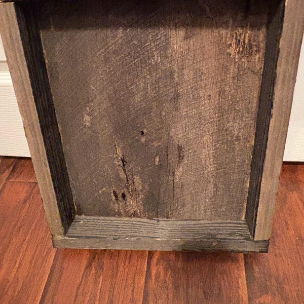 Rustic Wood Box - Etsy