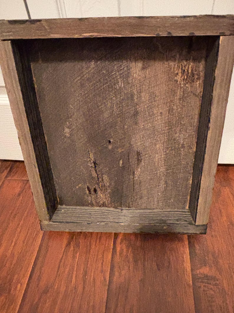 Rustic Wood Shadow Box - Etsy