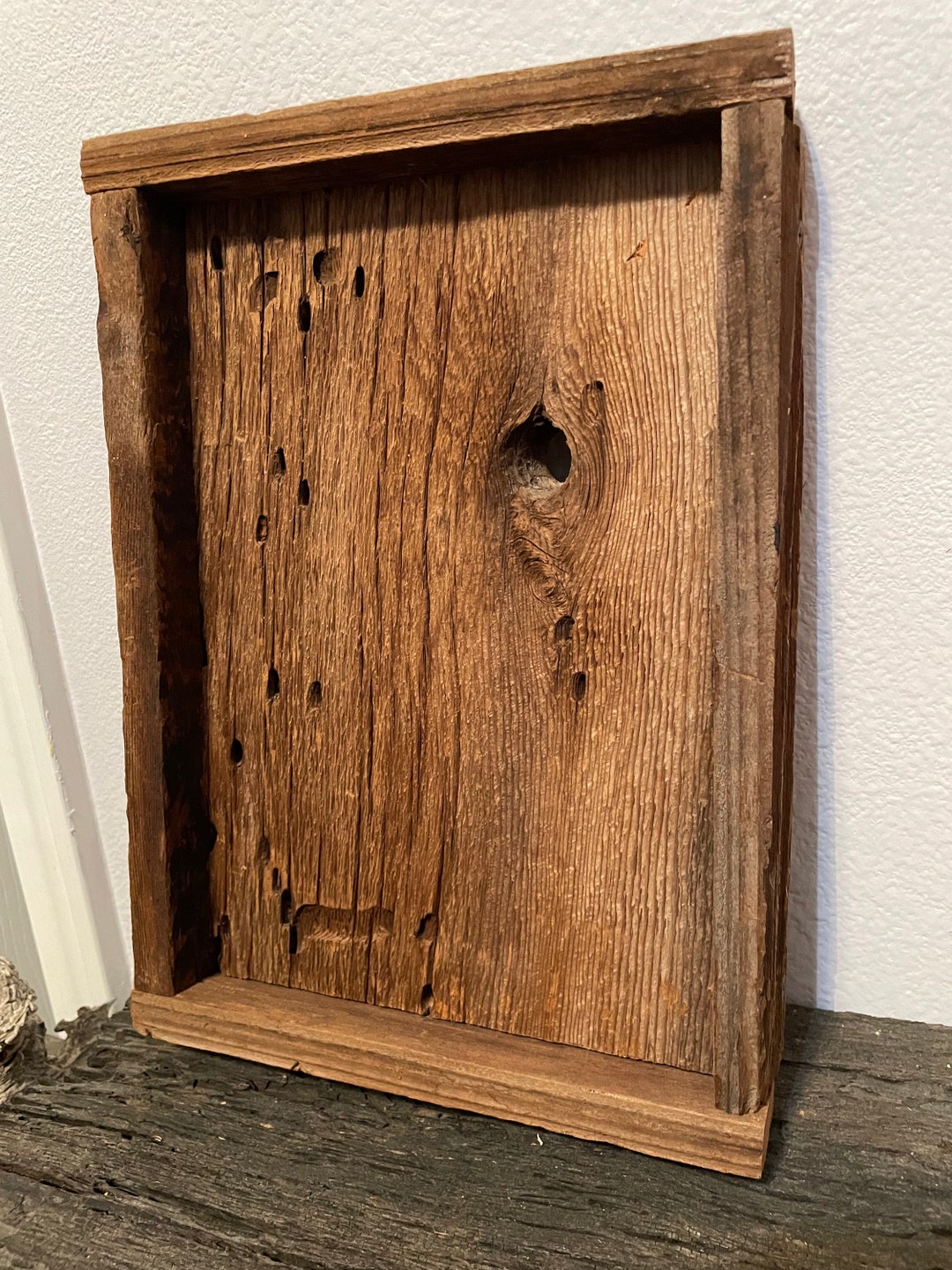 Rustic Wood Shadow Box - Etsy