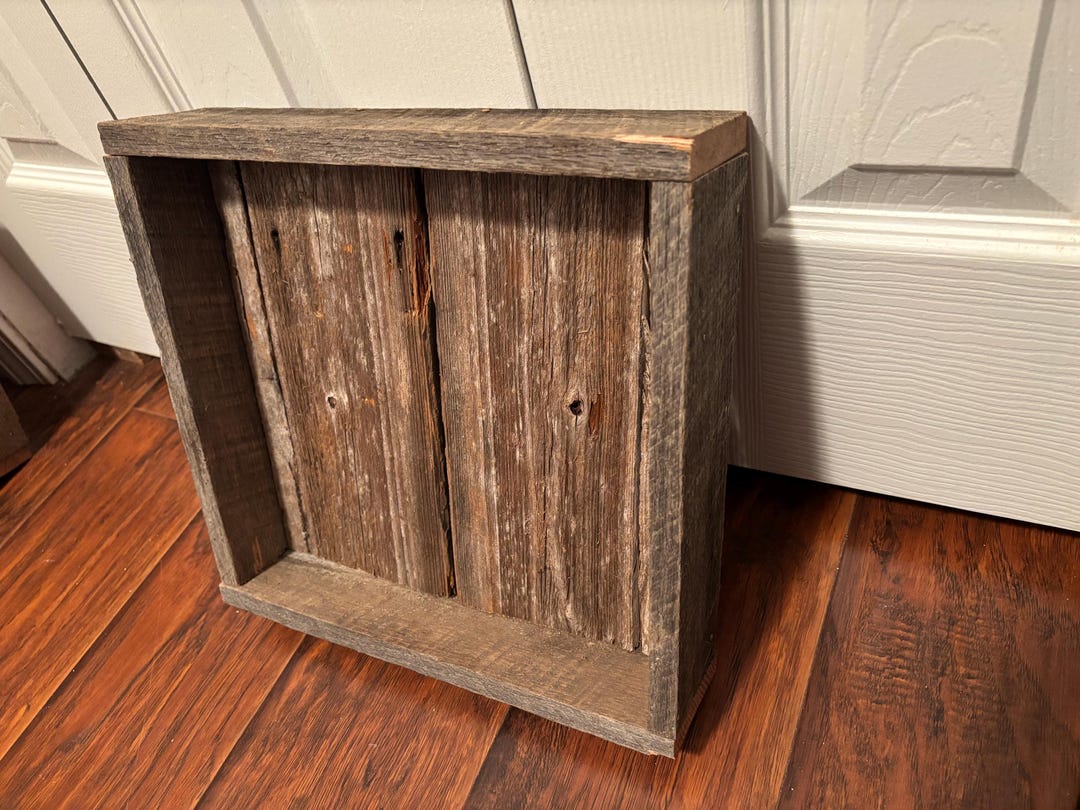 Rustic Wood Shadow Box - Etsy