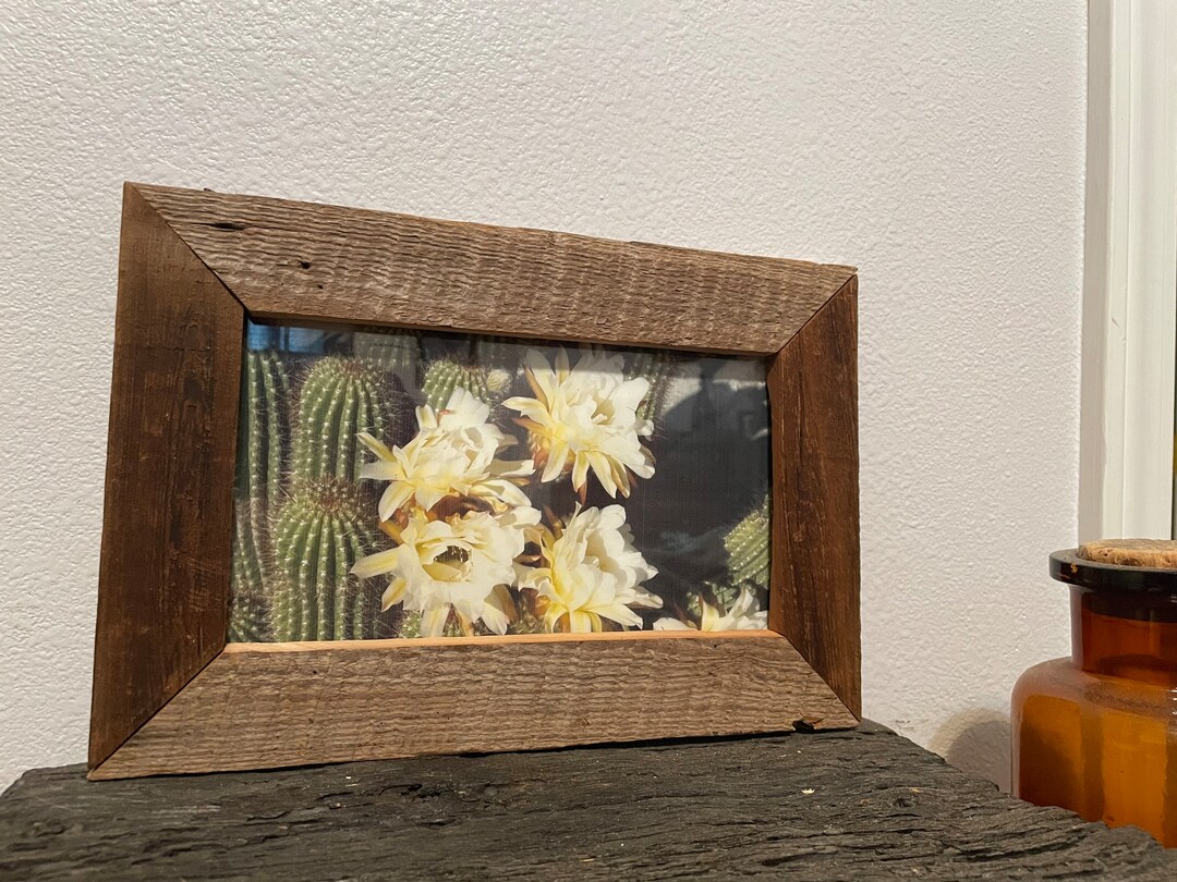 Rustic Handmade Wood Picture Frame - Etsy