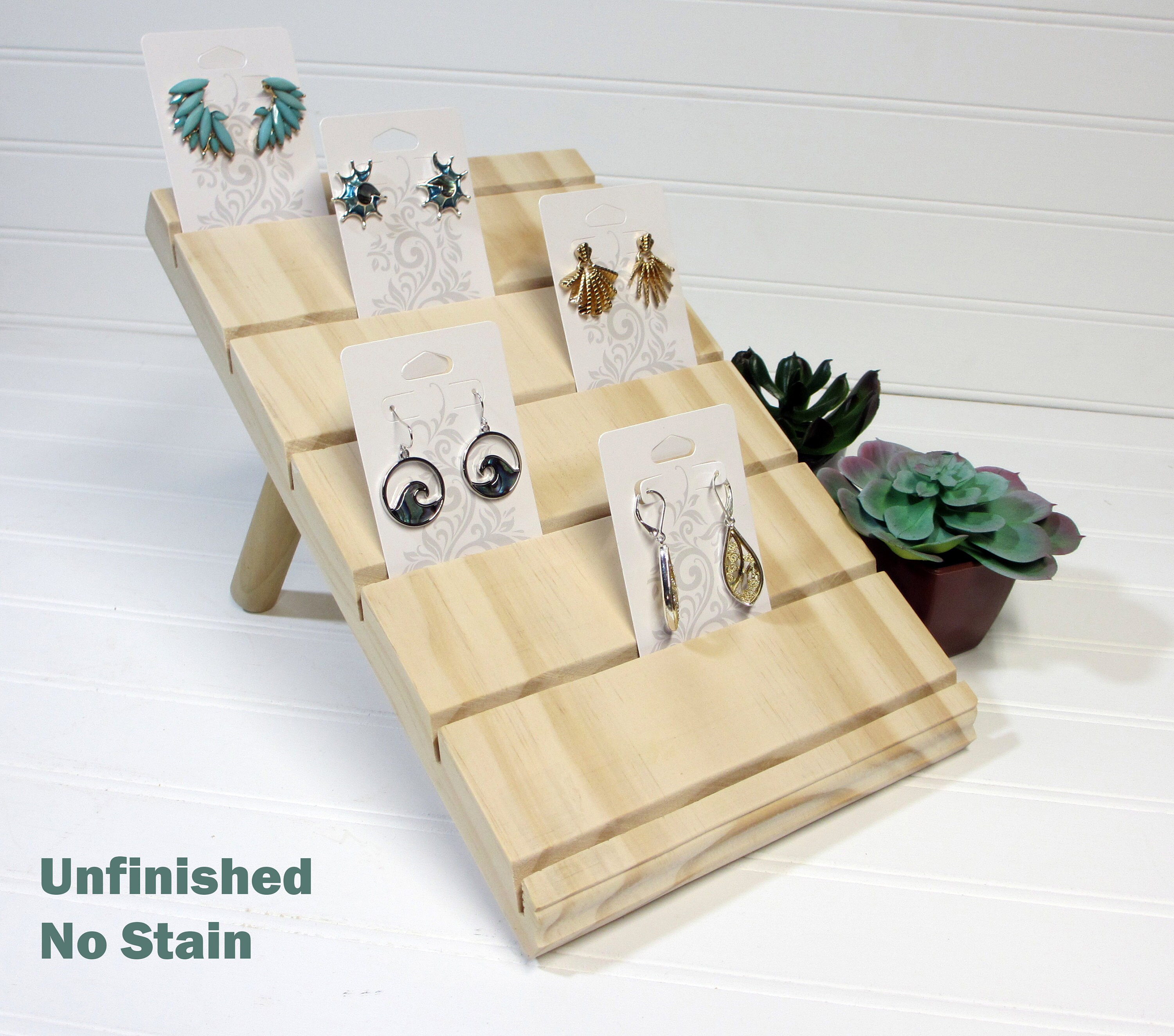 Earring Card Display Stand Craft Show Jewelry Card Display - Etsy