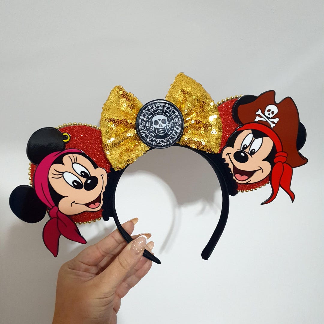 Mickey and Minnie Pirate Minnie Mouse Ears - Etsy