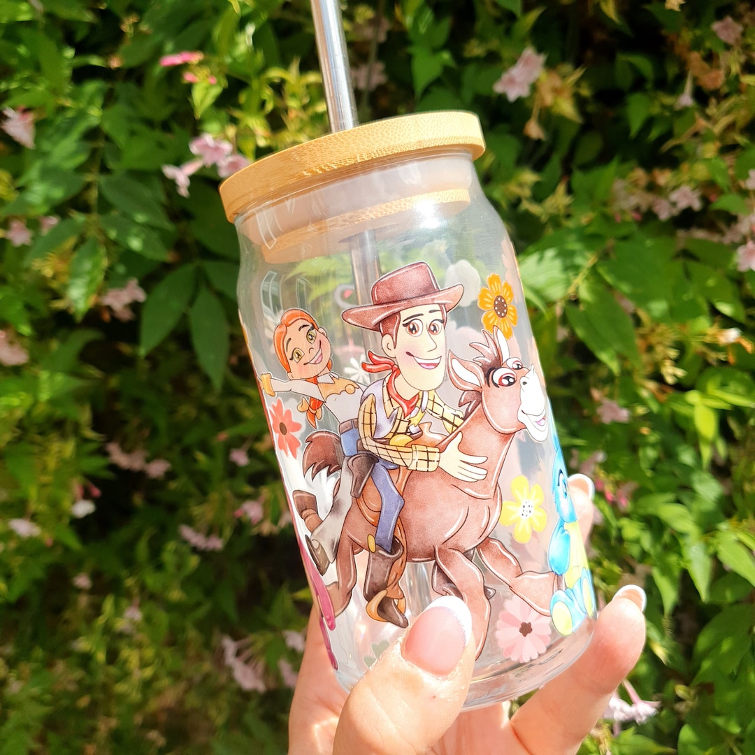Toy Story Magical Glass Character Cup, Cold Coffee, Eco-friendly ...