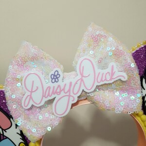 Daisy Duck Autograph Sensational Six Fab 5 Minnie Mouse Ears - Etsy