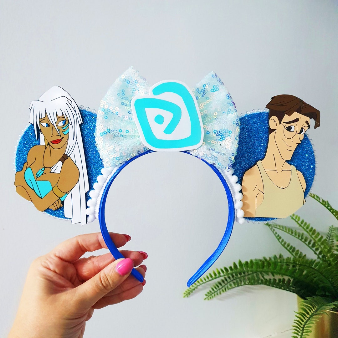 Atlantis Princess Kida Milo Thatch Bound Minnie Mouse Ears - Etsy