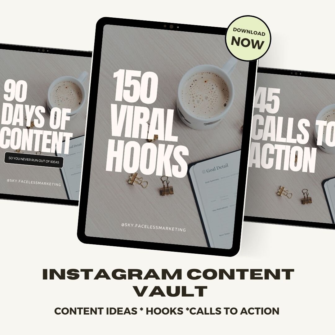 Instagram Content Ideas Viral Hooks Instagram Content Vault With Master Resell Rights Instagram ...