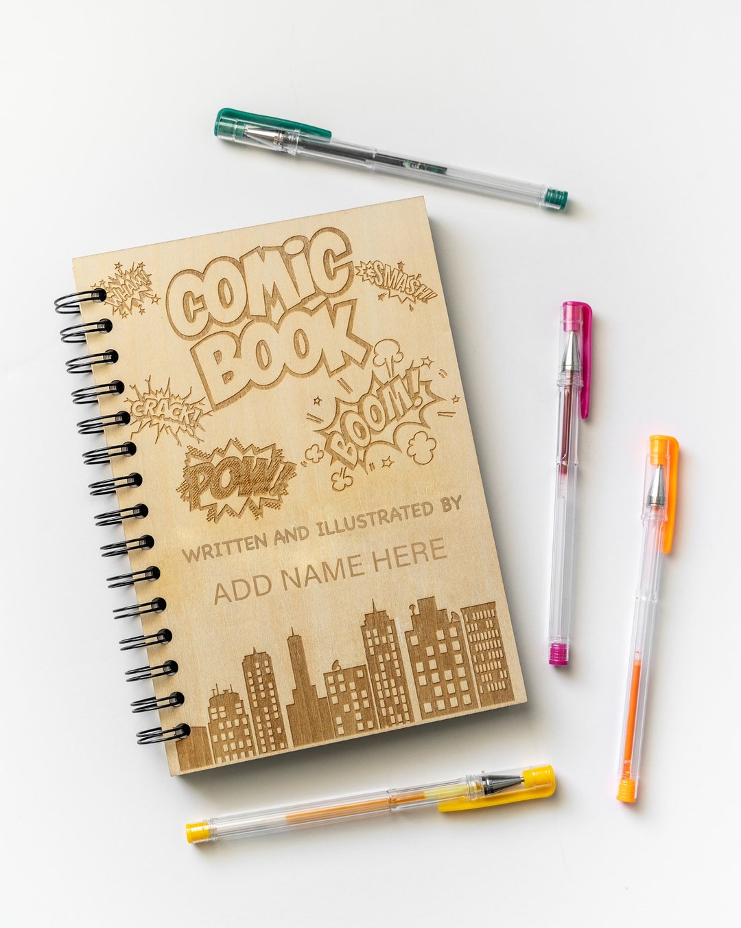Personalized Custom Notebook Superhero Comic Book Themed - Etsy