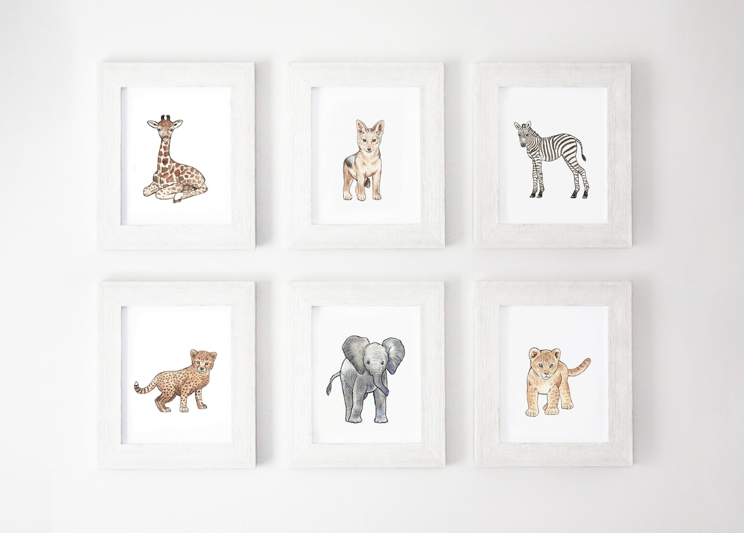 Digital Safari Animal Prints - Etsy
