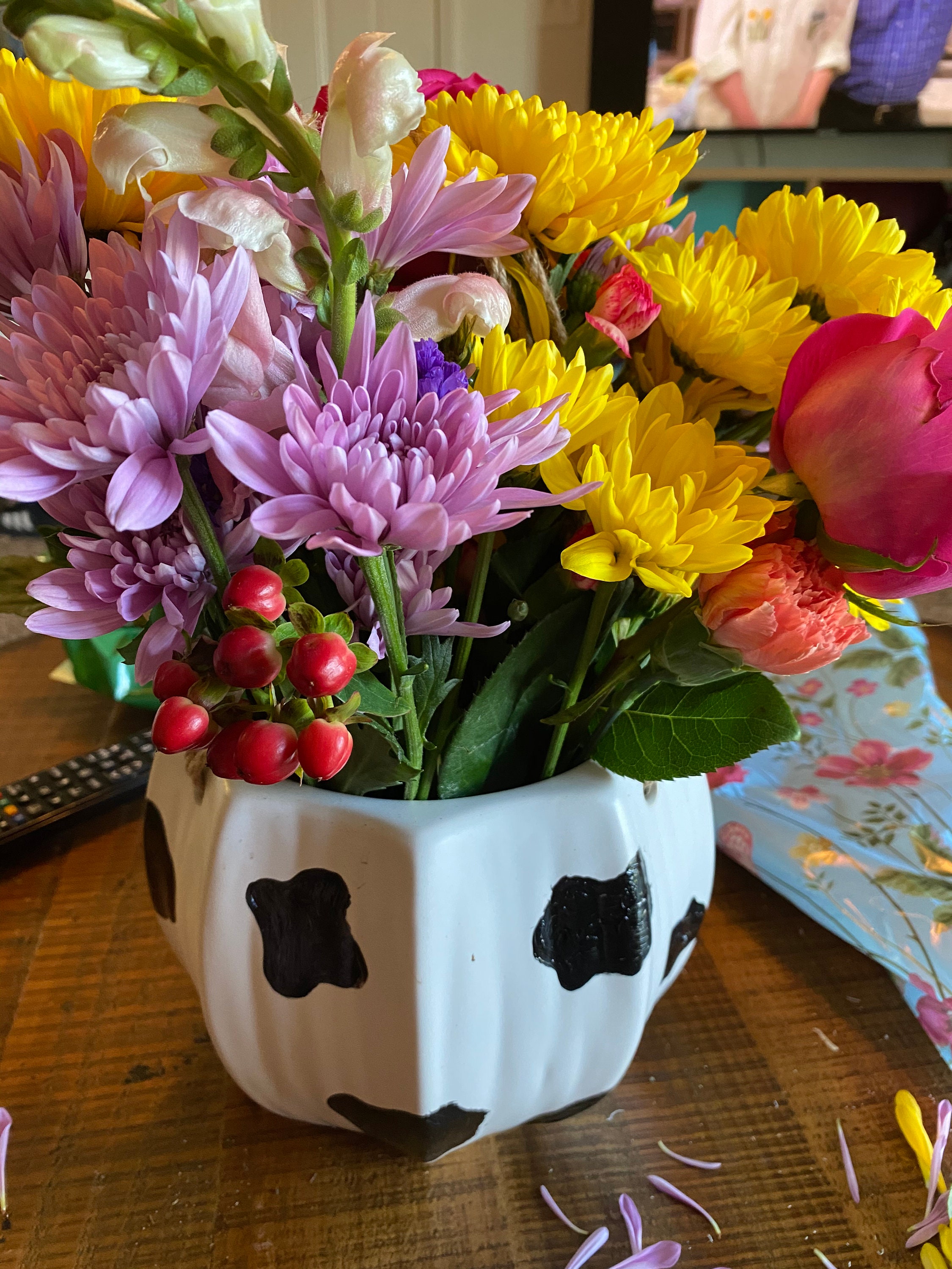 Hanging Cow Flower Pot - Etsy