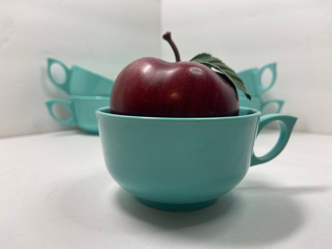 Vintage Melmac #108 Turquoise Cup for Coffee or Tea Aqua Blue Weber ...
