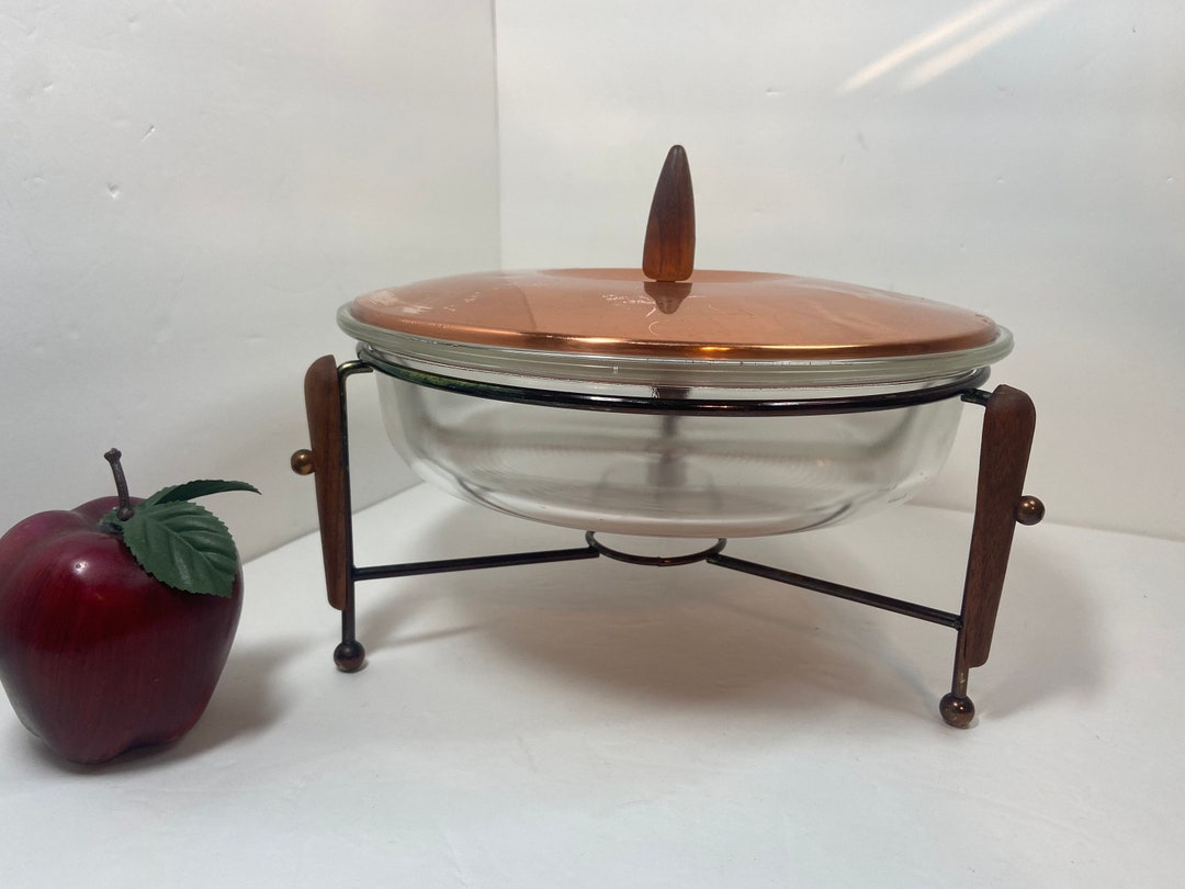 Atomic Style 1950'S Vintage PYREX 595 Casserole Divided - Etsy