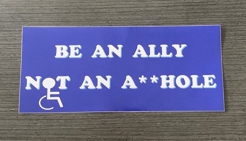 Be an Ally Bumper Sticker - Etsy