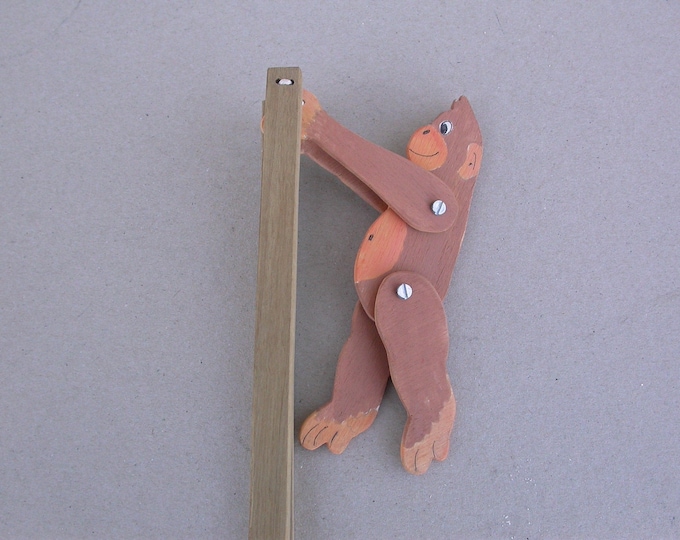 Orango Acrobat Wooden Toy - Etsy