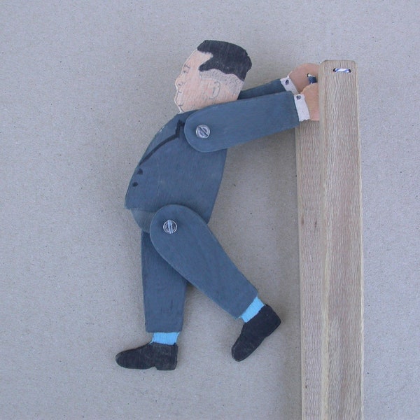 Wooden Acrobat Toy - Etsy