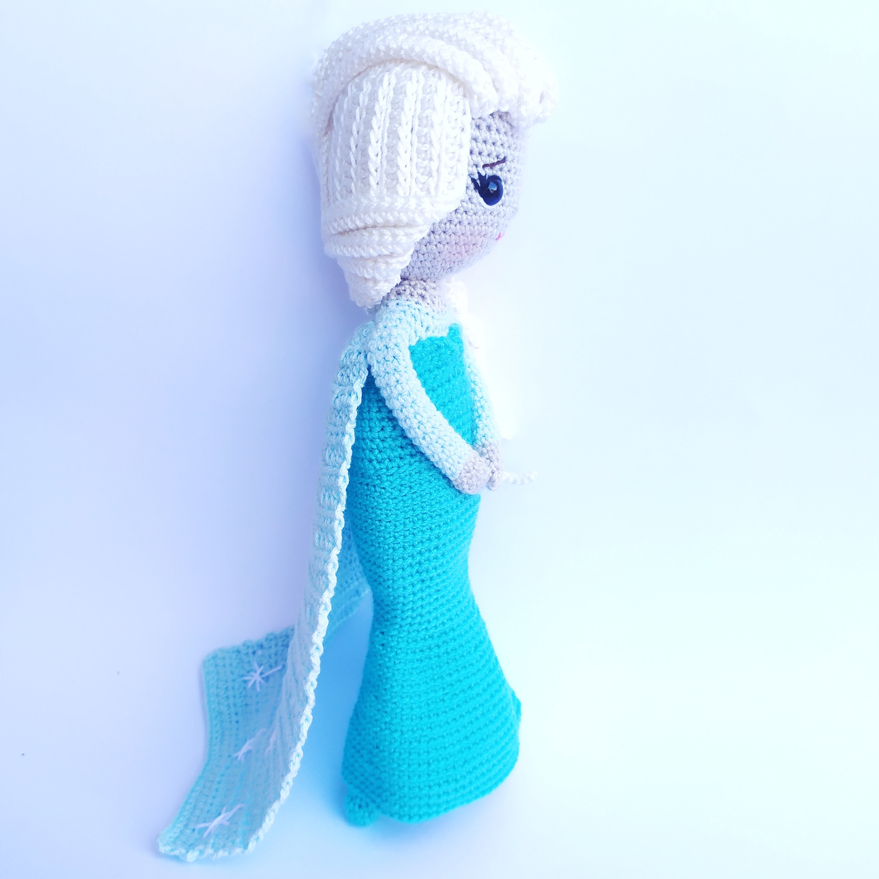 Princesa Elsa Frozen patrón amigurumi crochet patterns Princess Elsa ...