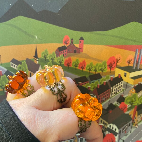 Pumpkin Ring - Etsy