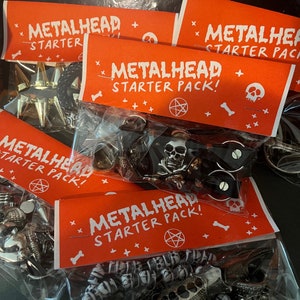 METALHEAD Starter Packs - Pack of Four Assorted Pieces - Etsy