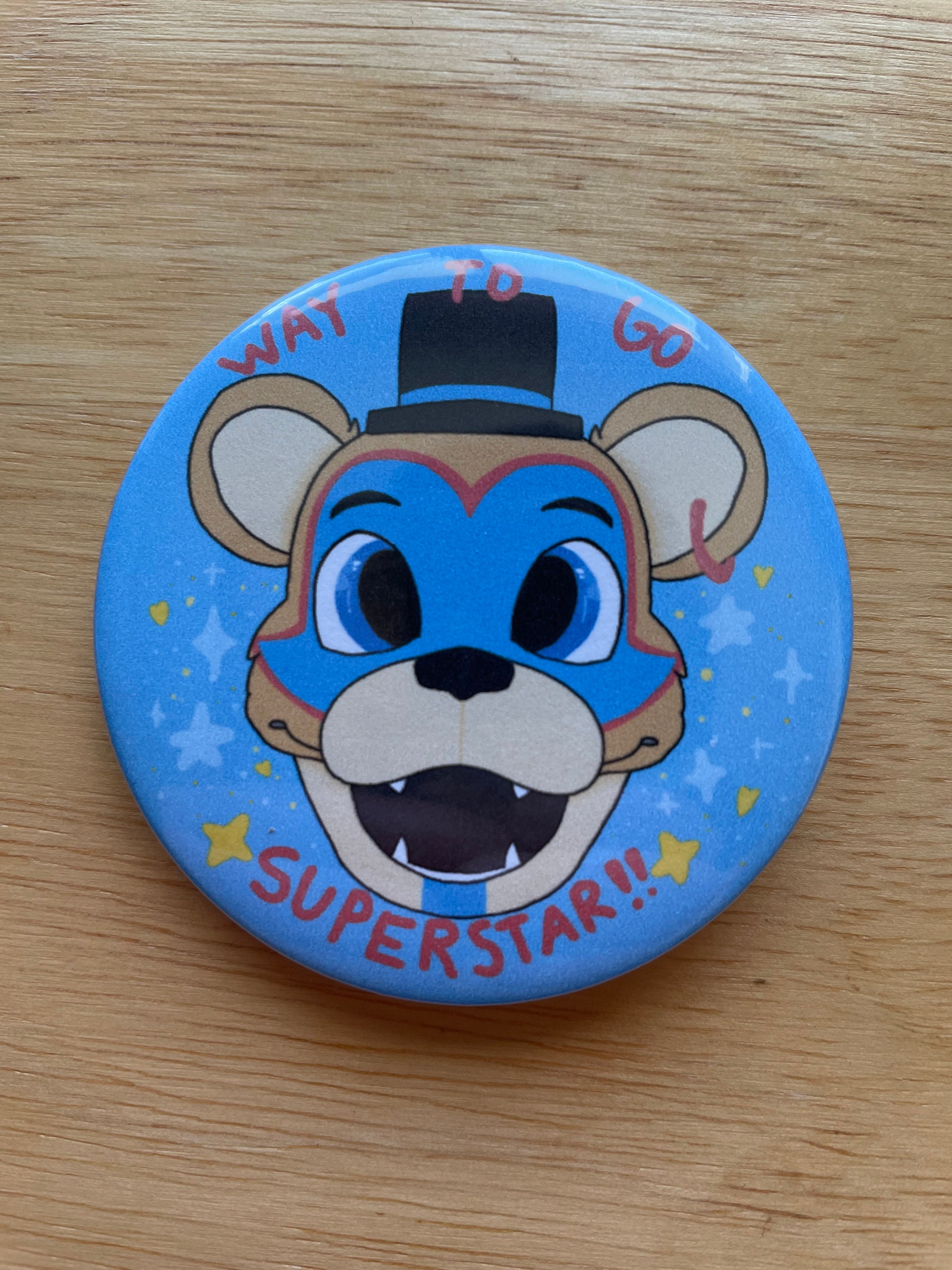Five Nights at Freddy's Buttons Security Breach 2.25 - Etsy