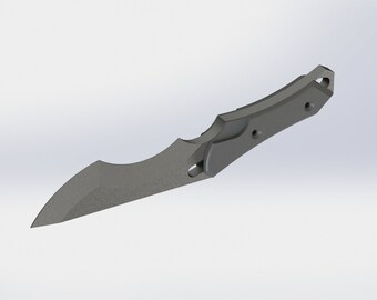 MGSV CQC Combat Knife 3D Model - Etsy