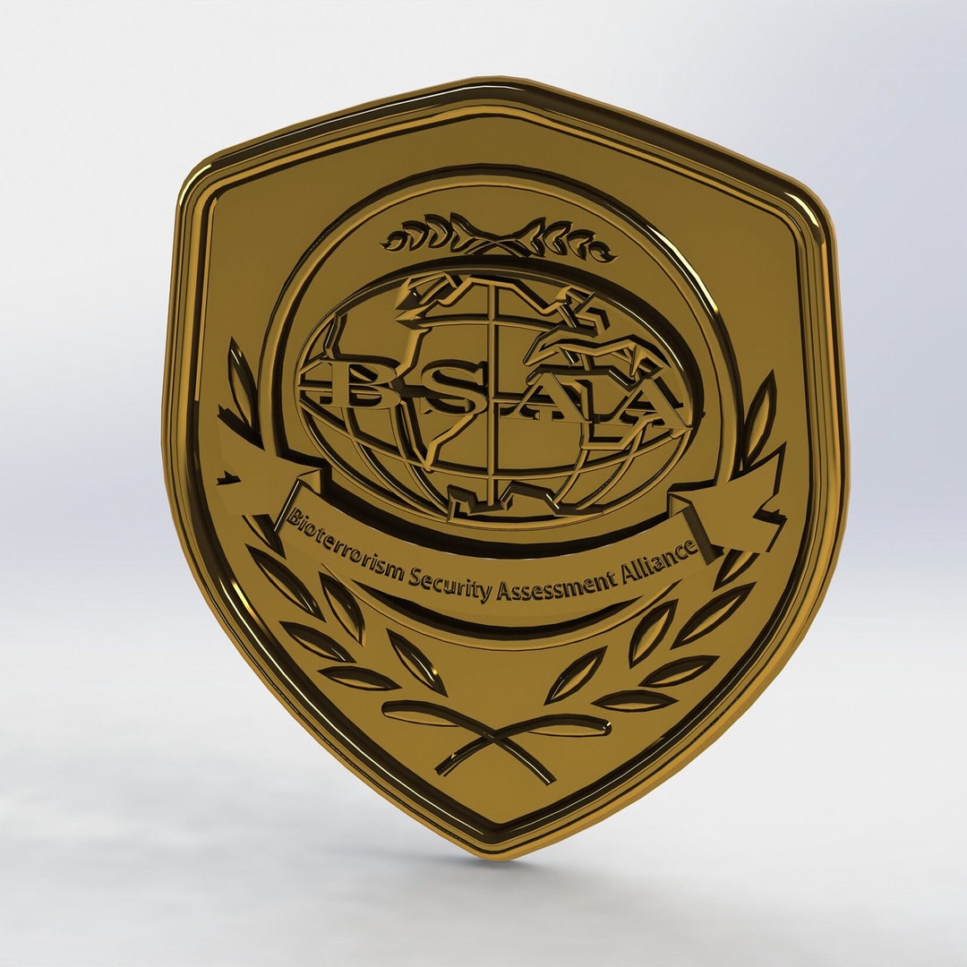 BSAA Badge - 3D Model - Etsy