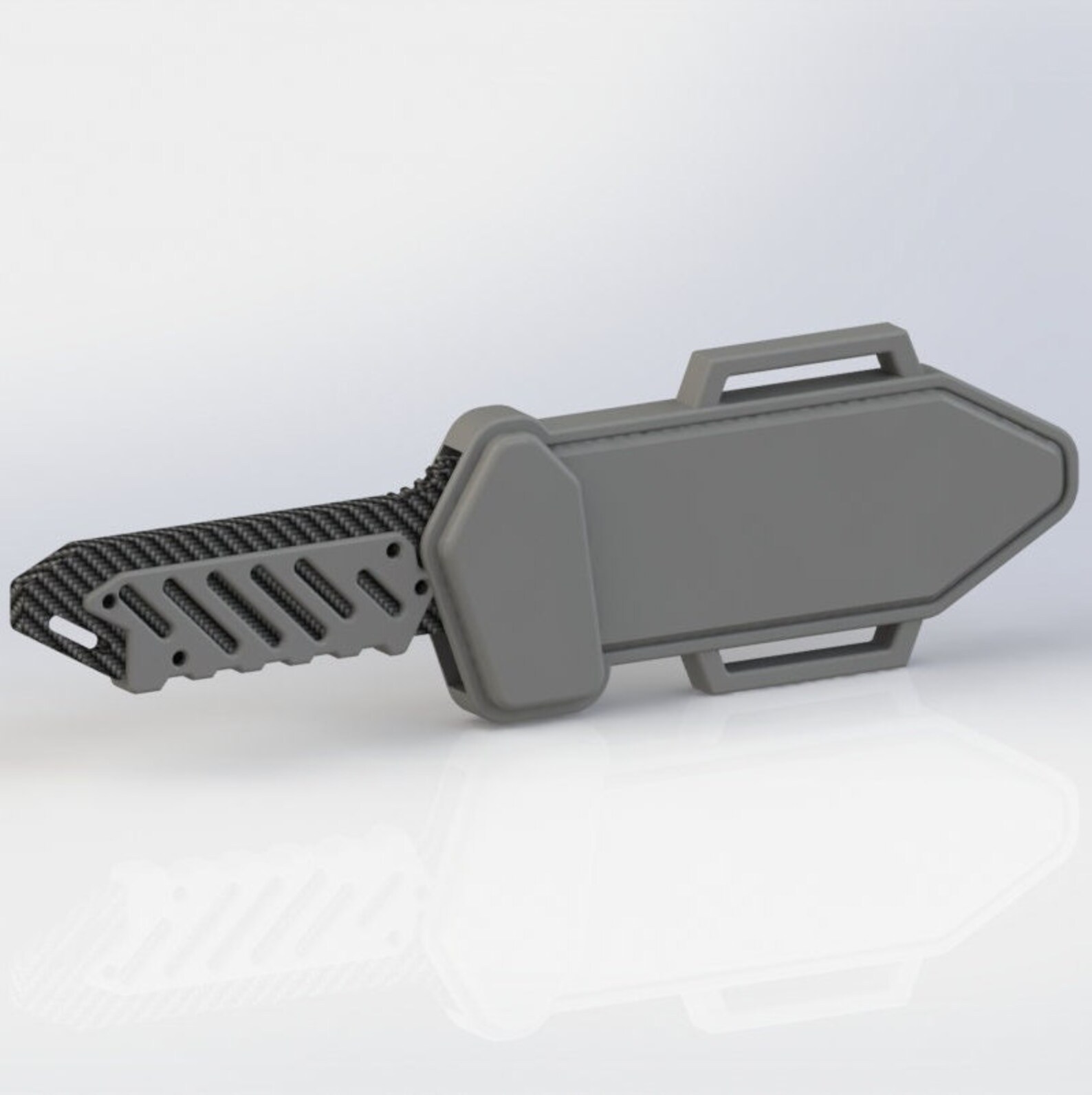 MGS4 CQC Stun Knife 3D Model - Etsy