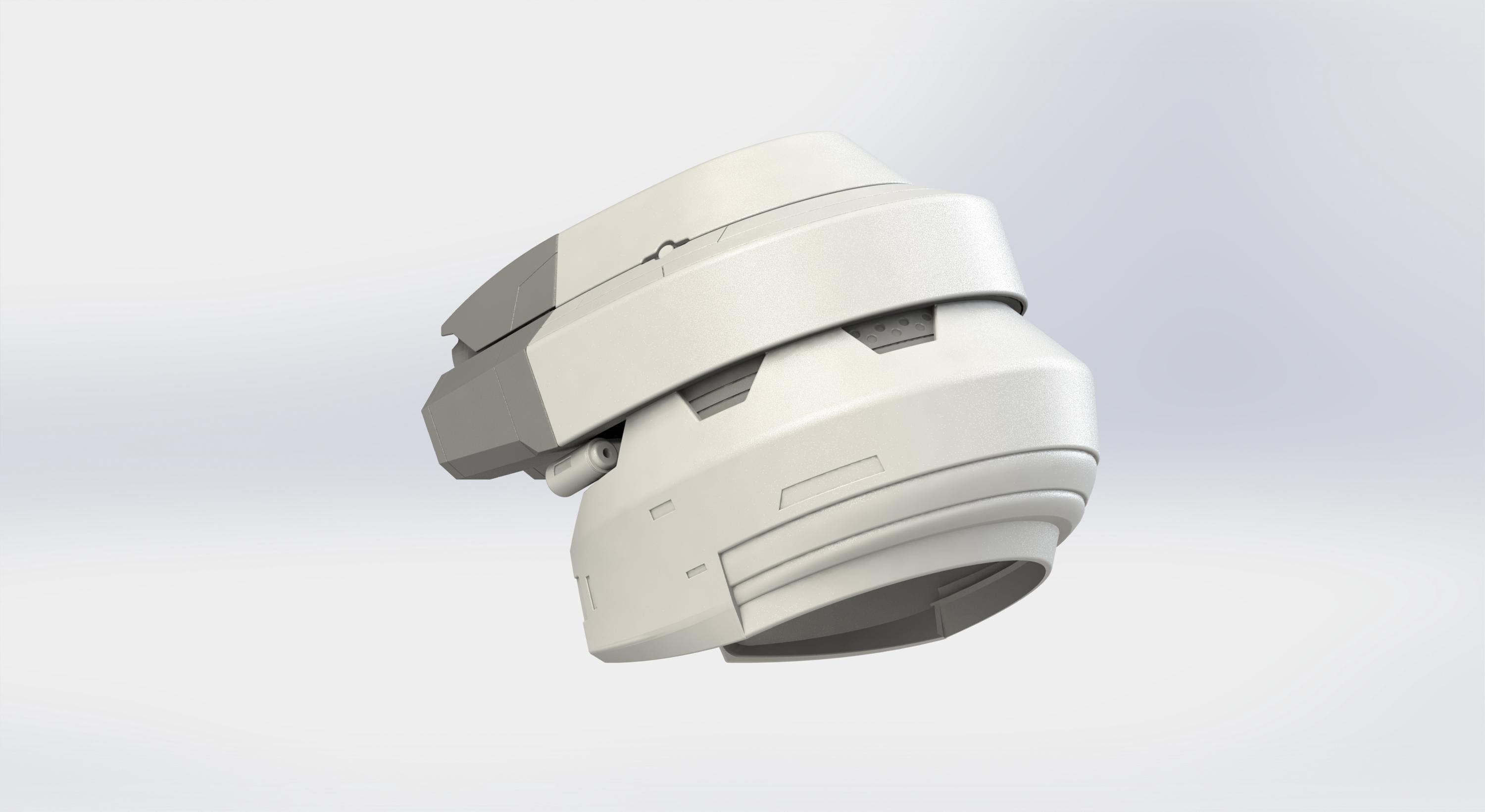 FF7 - Shinra Guard Helmet - 3D Model - Etsy