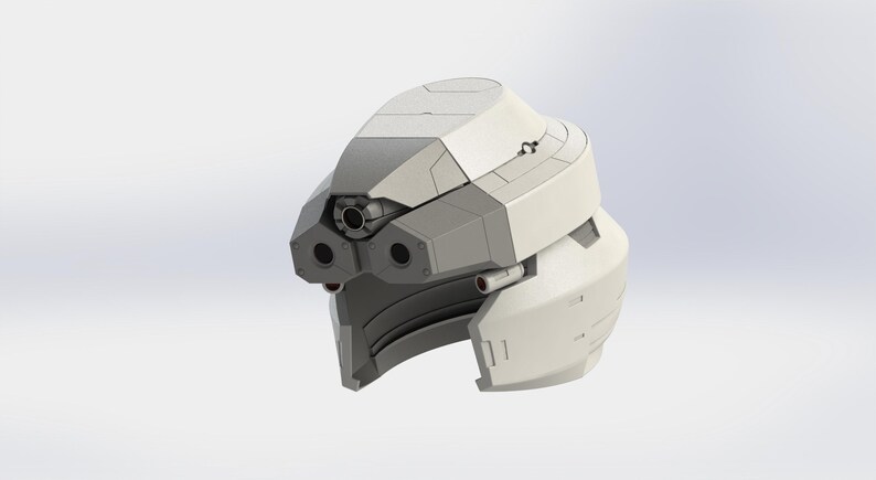 FF7 - Shinra Guard Helmet - 3D Model - Etsy