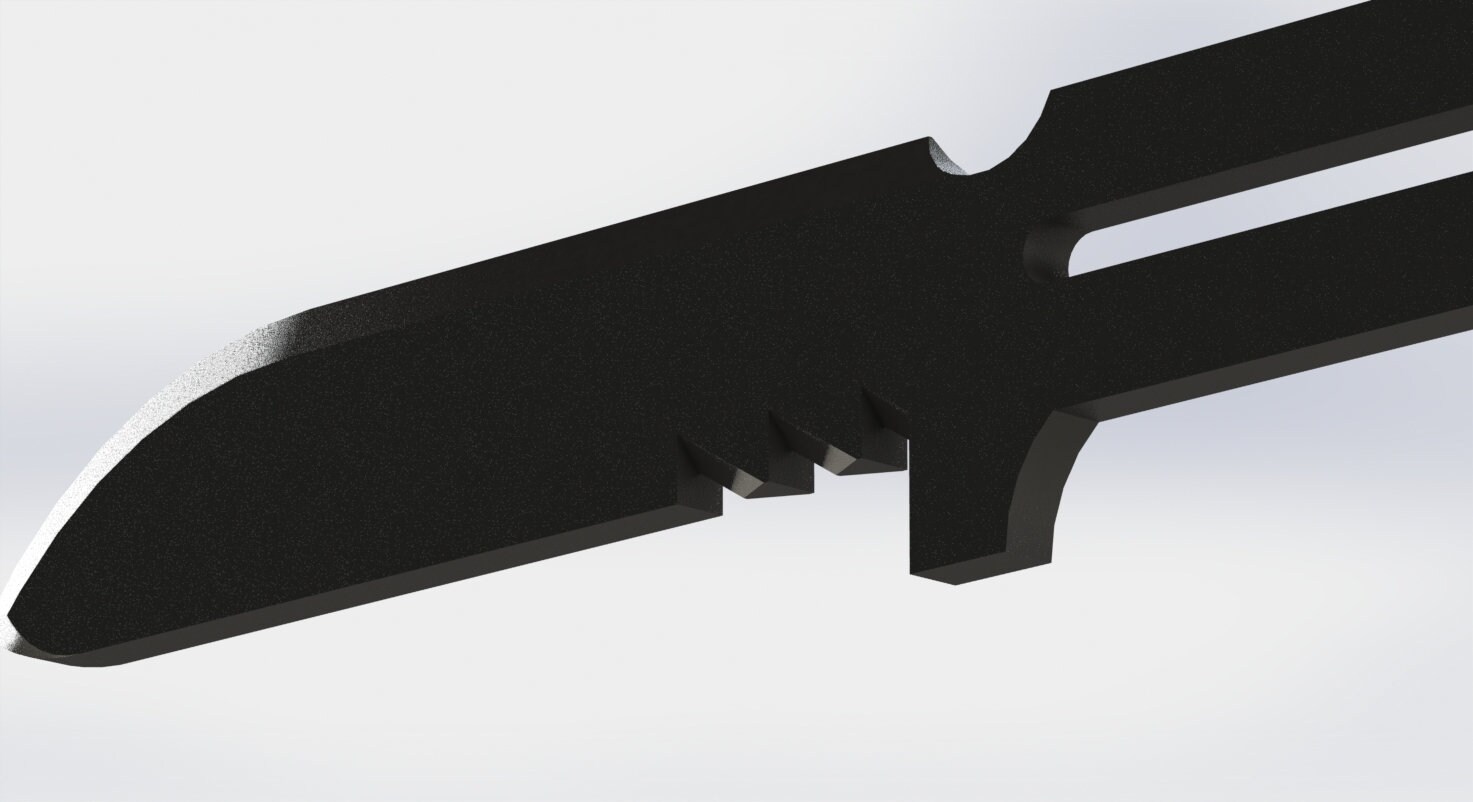 MGS3 CQC Knife 3D Model - Etsy