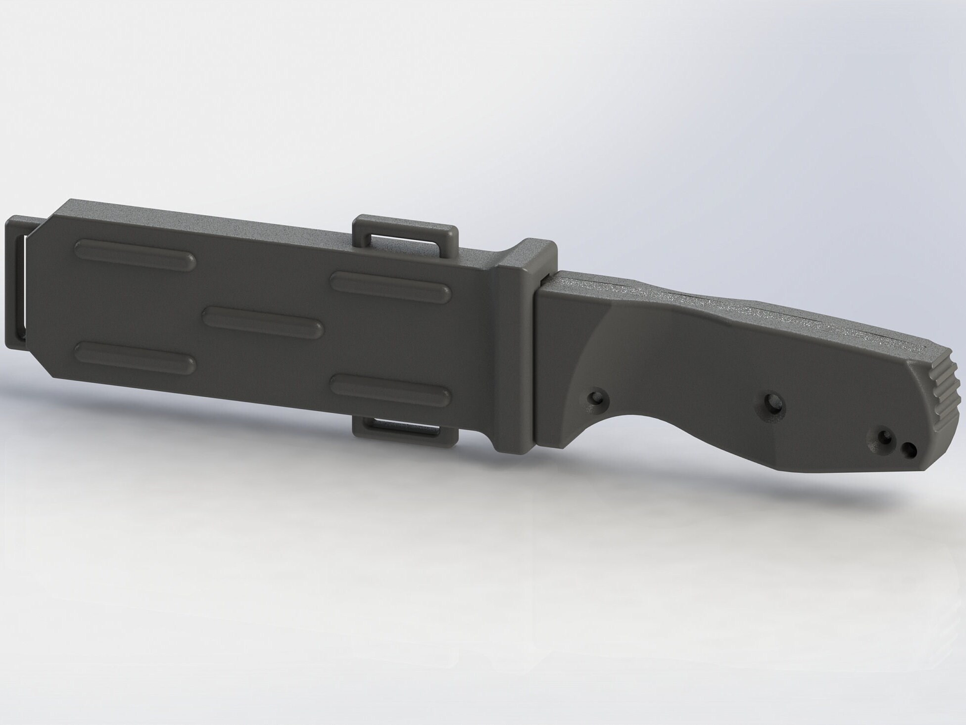 MGSV CQC Combat Knife 3D Model - Etsy